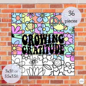Collaborative Poster | Gratitude Sign | Collaborative Mural Tiles ...