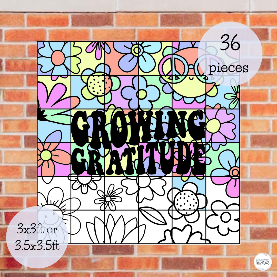 Collaborative Poster | Gratitude Sign | Collaborative Mural Tiles ...