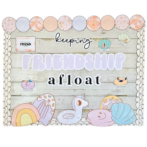 Friendship Bulletin Board | Counseling Office Decorations | Summer ...