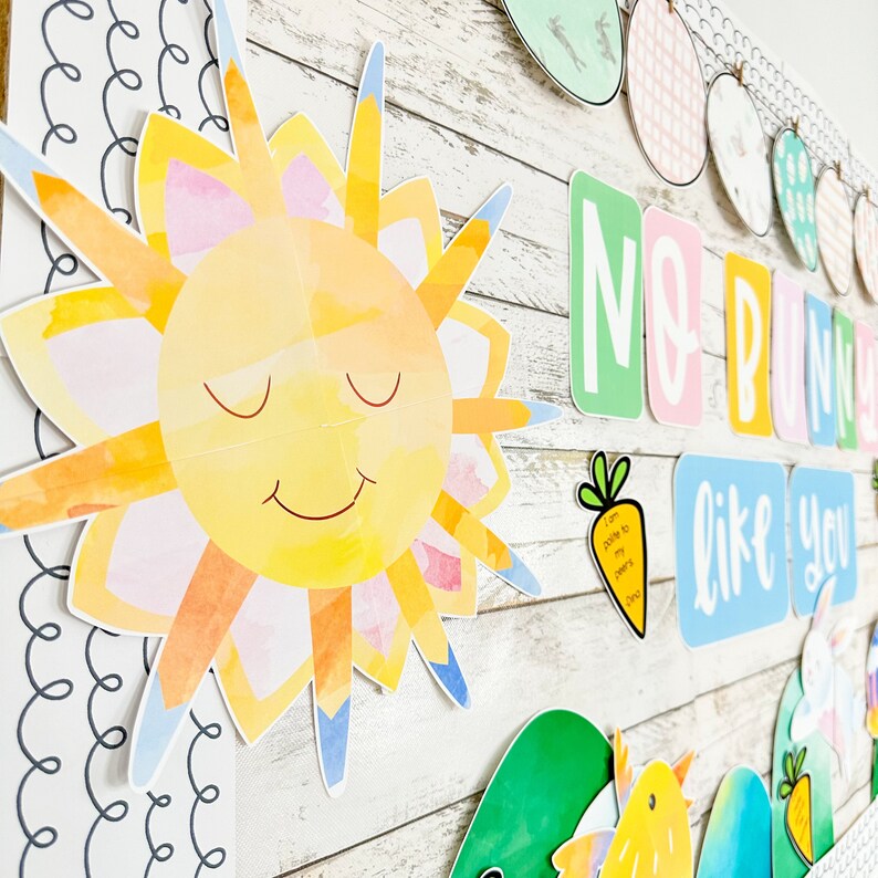 Spring Bulletin Board for Self Love | Easter Bulletin Board for ...