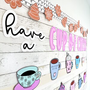 Cup of Gratitude | Christmas Bulletin Board Kit | Winter Classroom Door ...