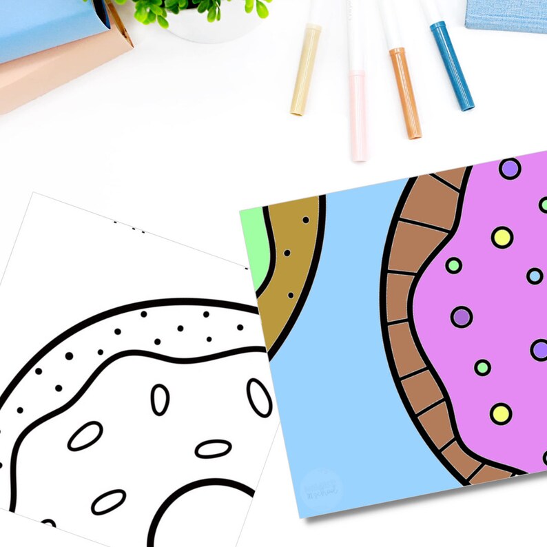 Donut Stress Collaborative Mural Donut Worry Be Happy Collaborative ...