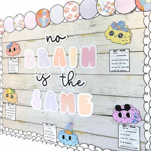 Mental Health Matters Bulletin Board Ideas - Brain Activity ...