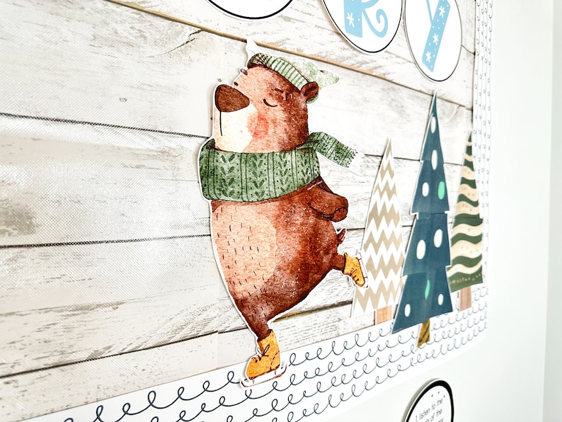 Mindfulness Bulletin Board Winter Classroom Decor Boho - Etsy