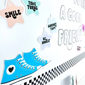 Friendship Bulletin Board | Counseling Office Decorations | Social ...