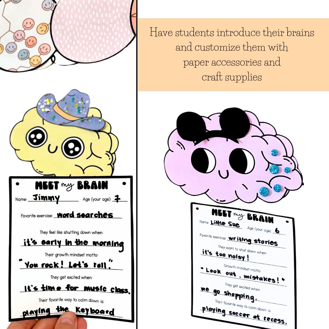 Mental Health Matters Bulletin Board Ideas - Brain Activity ...