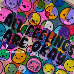 All Feelings Are Ok Poster | All Feelings Matter Collaborative Poster ...