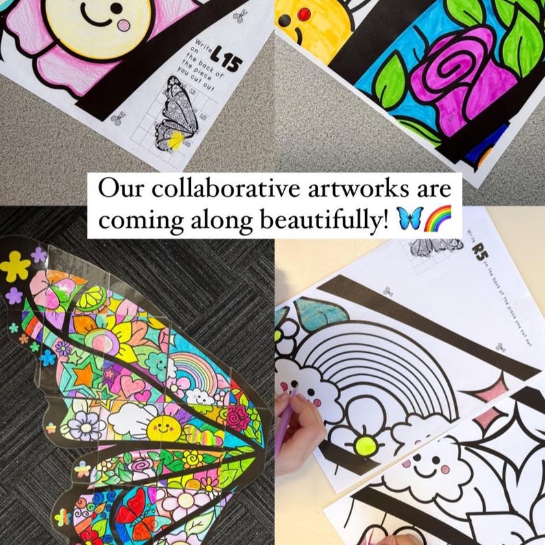 Butterfly Wings Photo Op | Collaborative Art Project | Spring and ...
