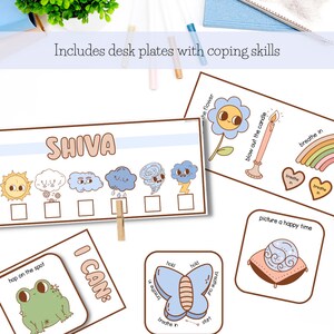 Weather Bulletin Board | Mental Health Check in Therapy Posters | Mood ...