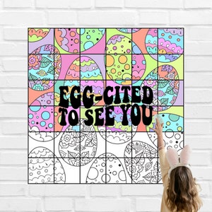 Easter Collaborative Poster | Spring Activities for Social Emotional ...