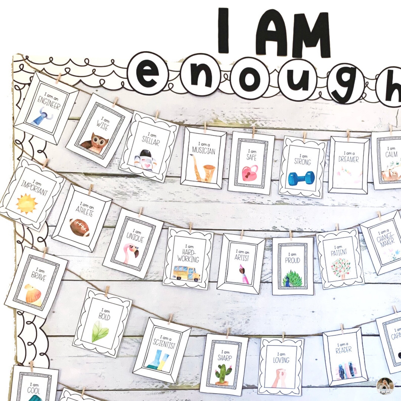 Affirmation Station Classroom Kit Positive Affirmations Bulletin Board ...