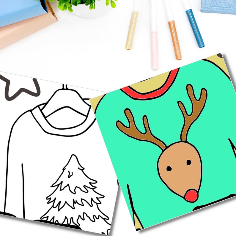 Collaborative Coloring Poster for the Classroom Christmas - Etsy
