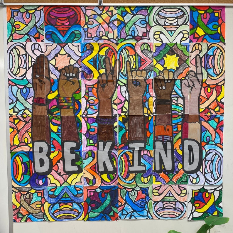Be Kind Always Collaborative Poster for the Classroom | Collaborative ...