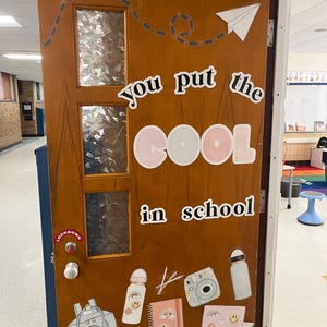 Back to School Bulletin Board | Pretty Pastel School Supplies | Smiley ...