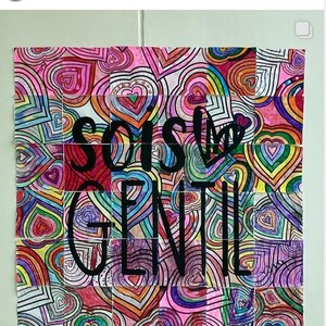 Sois Gentil French Collaborative Poster | Collaborative Coloring Page ...