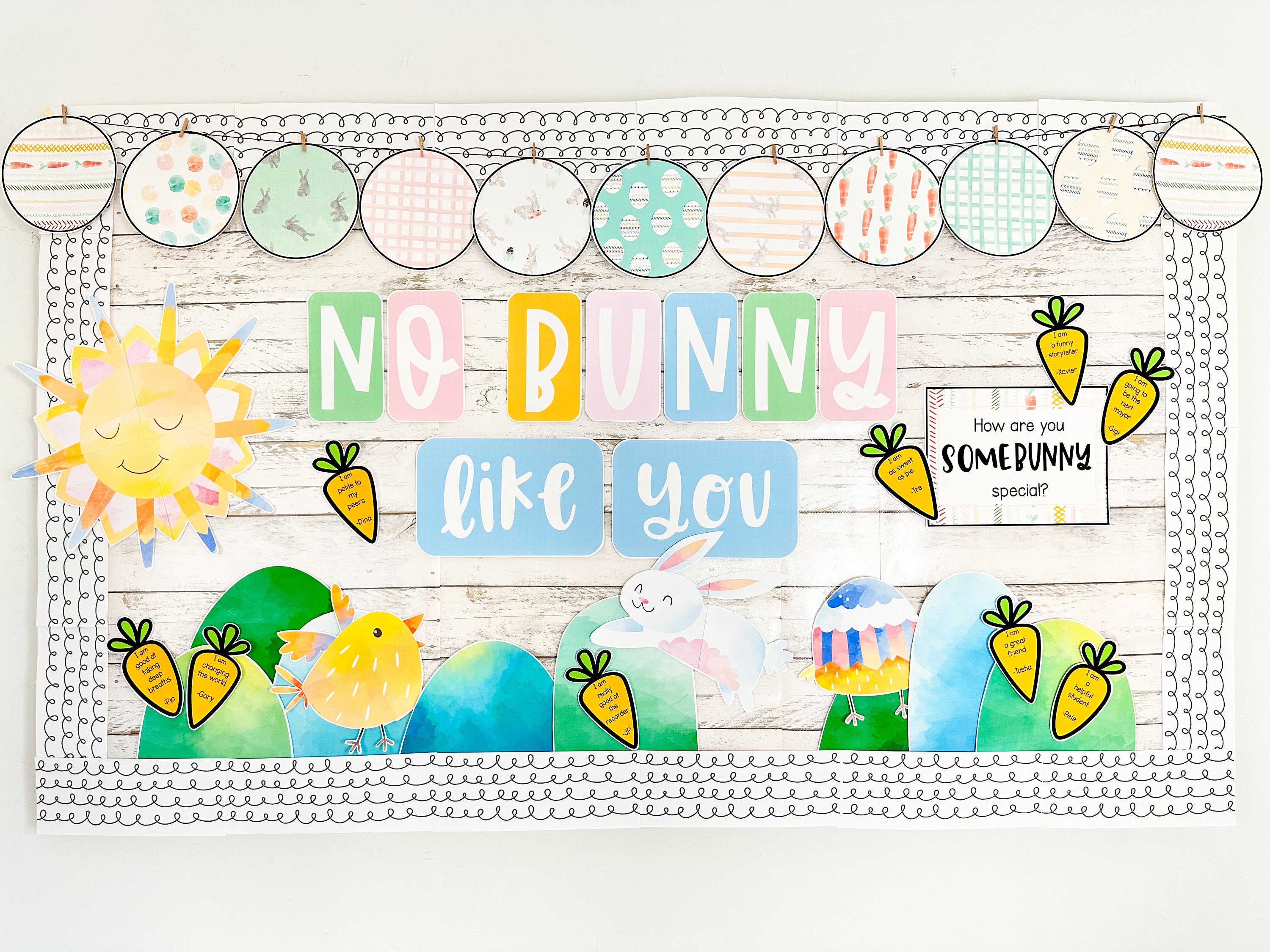 Spring Bulletin Board for Self Love | Easter Bulletin Board for ...