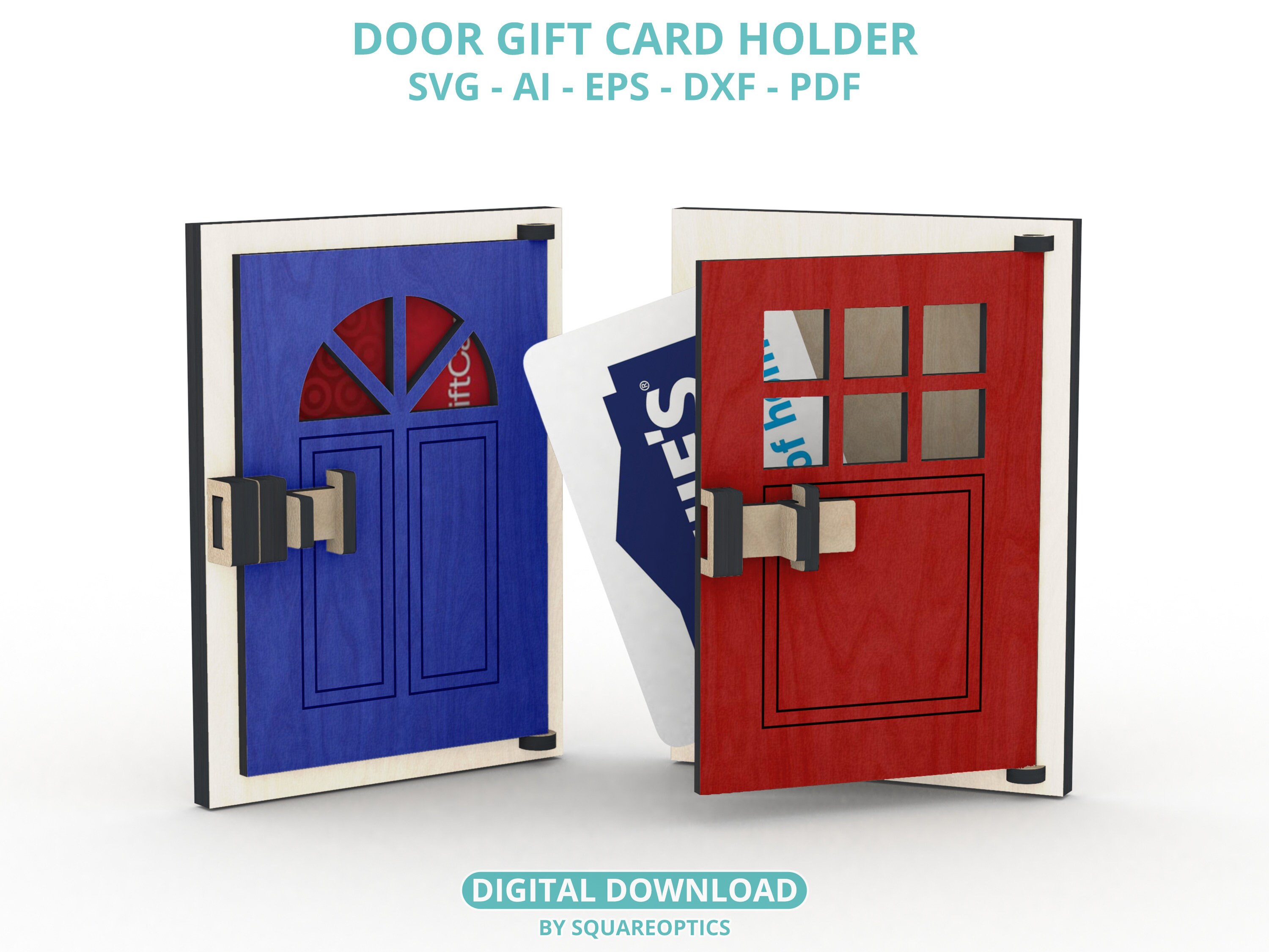 Door Gift Card Holder, New House, Moving, Renovation, New Homeowners ...