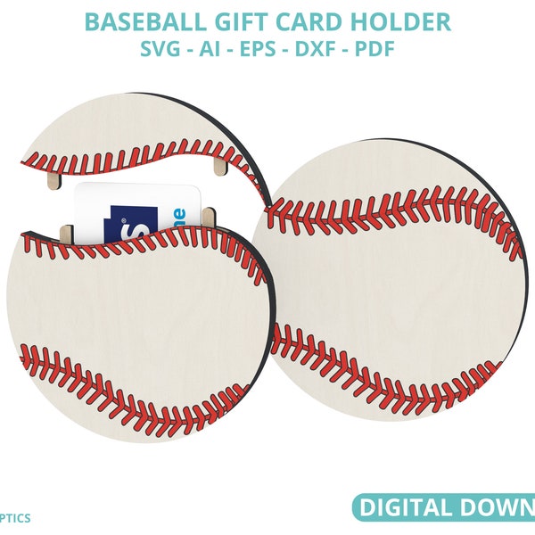 Laser Cut Baseball Card Holder - Etsy