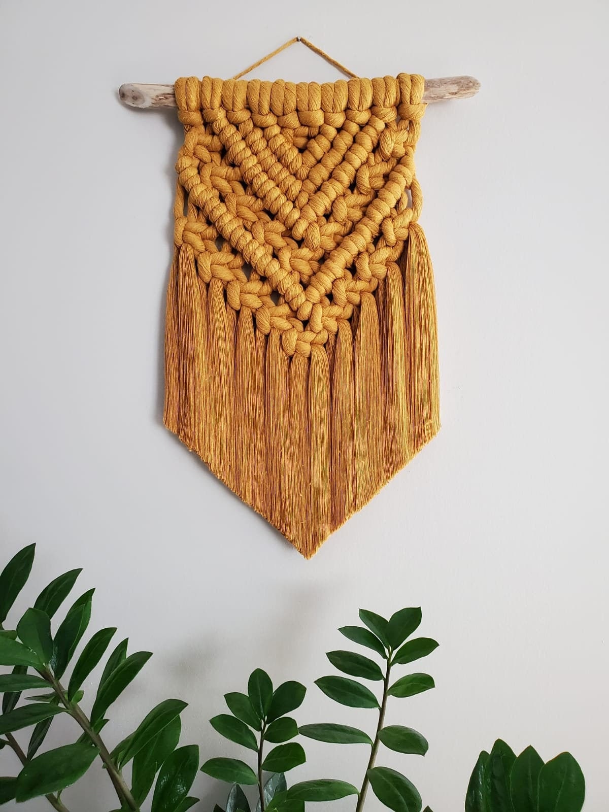 Chunky Monkey Macrame Wall Hanging Mustard Yellow - Etsy