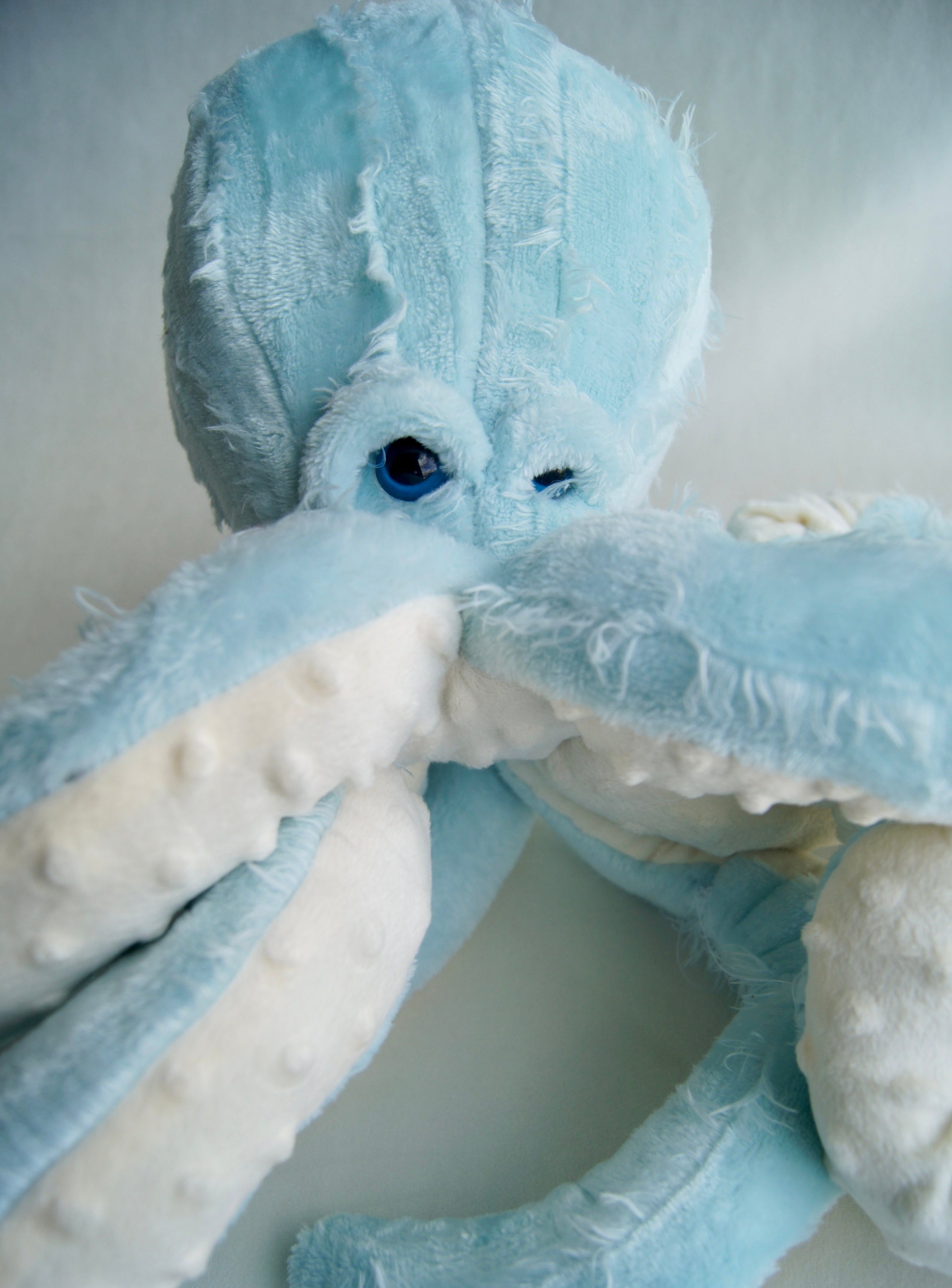 Light Blue Octopus Plush - Etsy