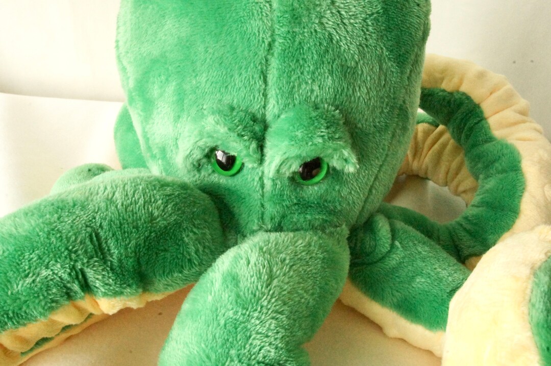 Green Octopus Plush - Etsy