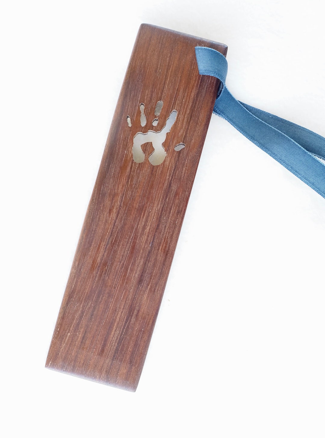 Handprint - Handmade Wooden Bookmark - Etsy