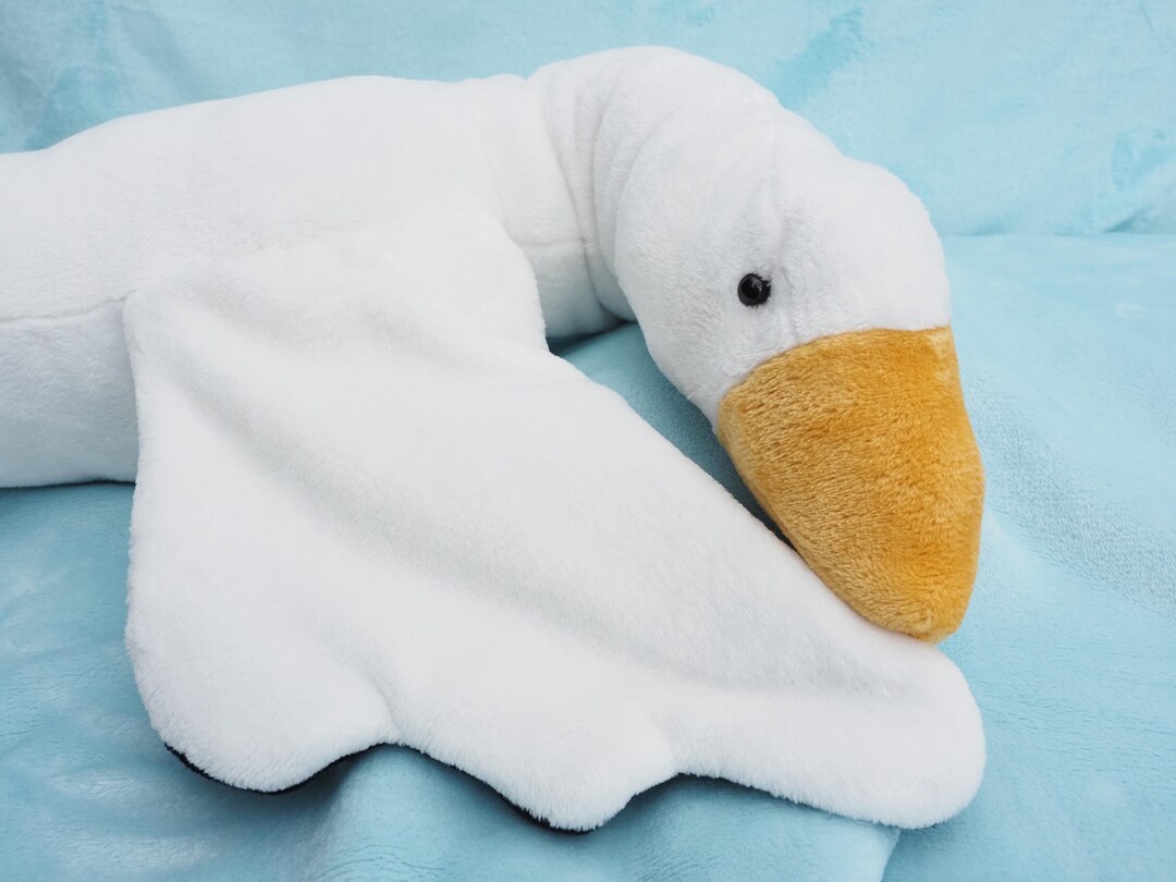 Life-size Weighted Snow Goose Plush - Etsy