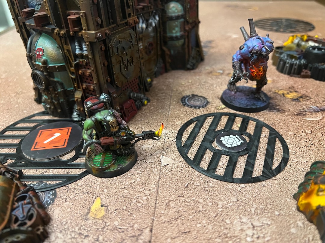 Objective & Equipment Markers for Warhammer 40K Kill Team 2024 | .4mm ...