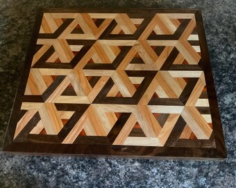 Interlocking Cubes Cutting Board - Etsy