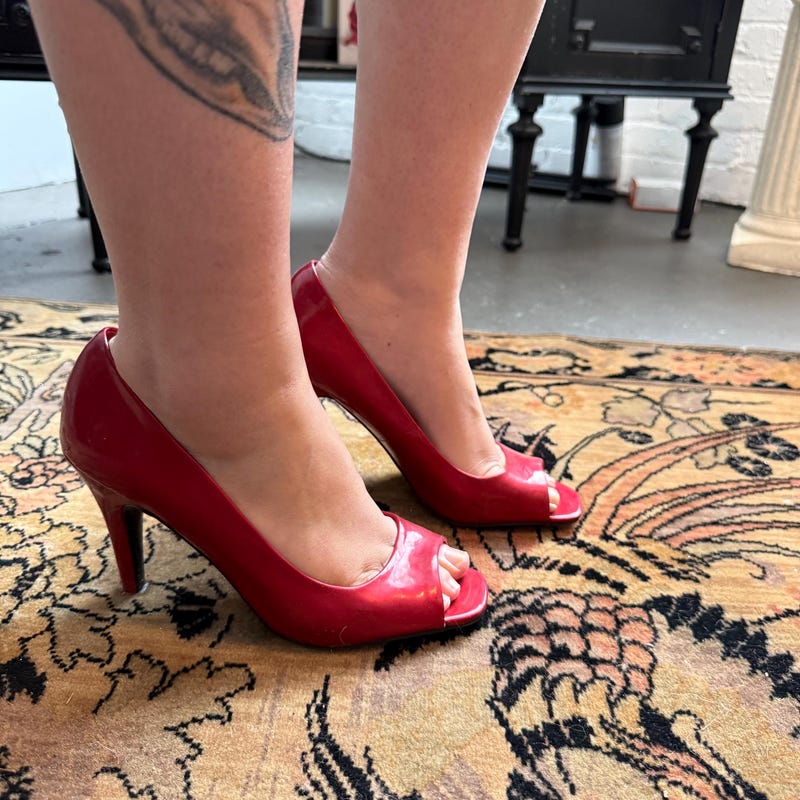 Red Heel 7 - Etsy