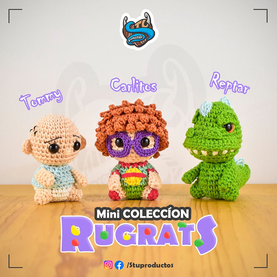 Rugrats MINI Amigurumi Combo Pattern in Spanish Stuproducts - Etsy UK
