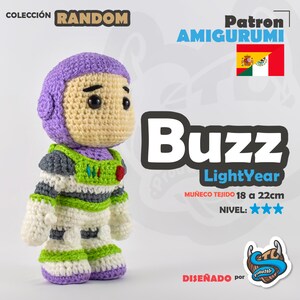 Buzz Lightyear AMIGURUMI Pattern in SPANISH by Stuproductos - Etsy