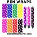 Pen Wraps Corrections Officer Version 1, PNG, JPEG and Singles - Etsy