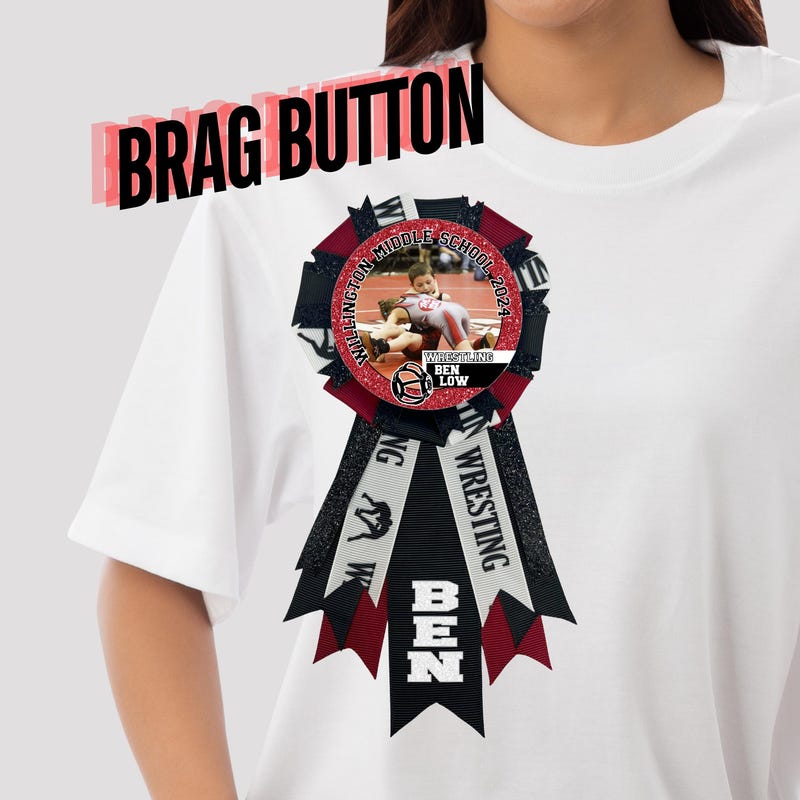 Wrestling Pins - Etsy