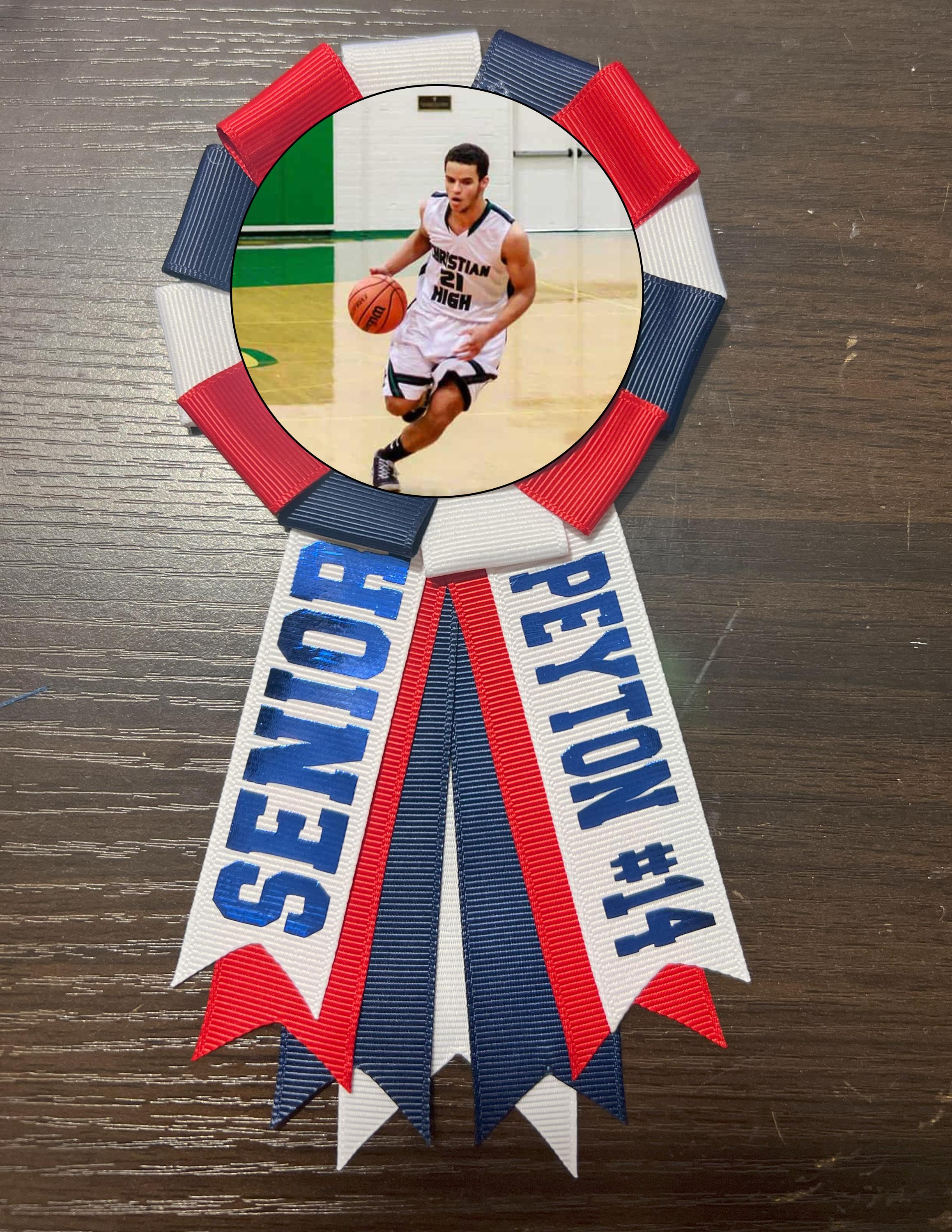 Brag Buttons SENIOR Split Ribbon - Etsy