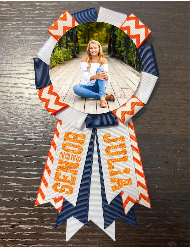 Brag Buttons SENIOR Split Ribbon - Etsy