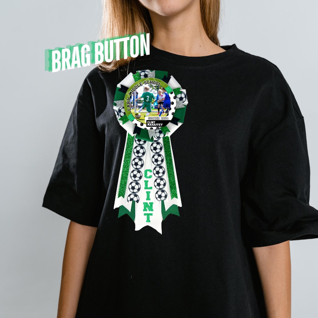 Brag Buttons Soccer - Etsy