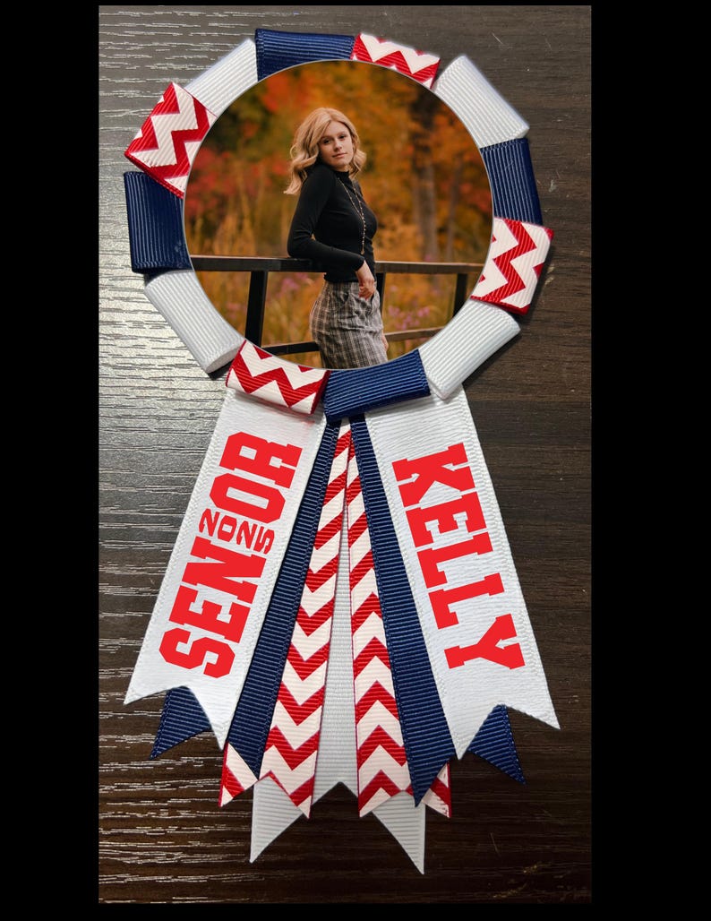 Brag Buttons SENIOR Split Ribbon - Etsy