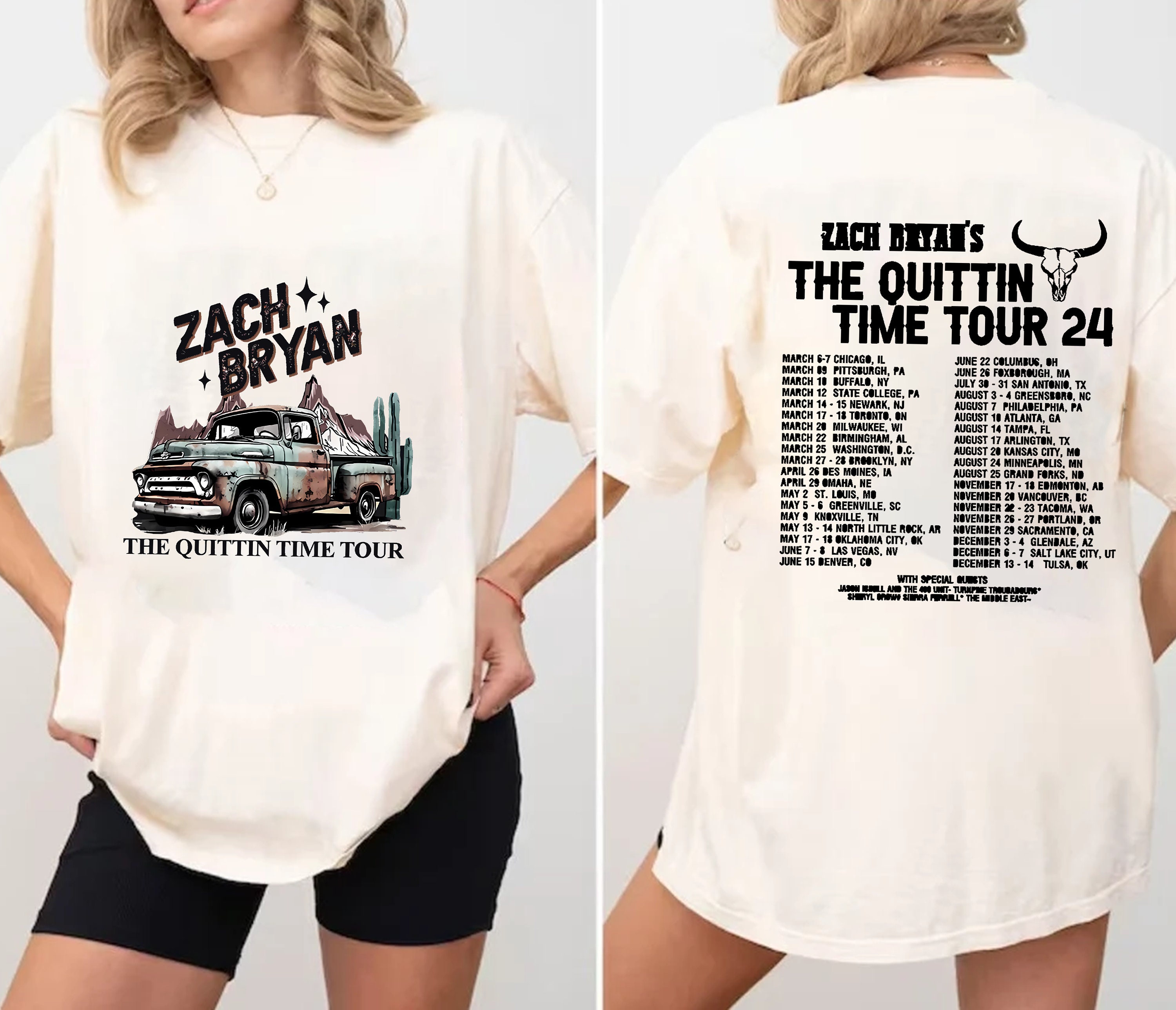 Zach Bryan The Quittin Time Tour 2024 Sweatshirt, Country Music Singer ...