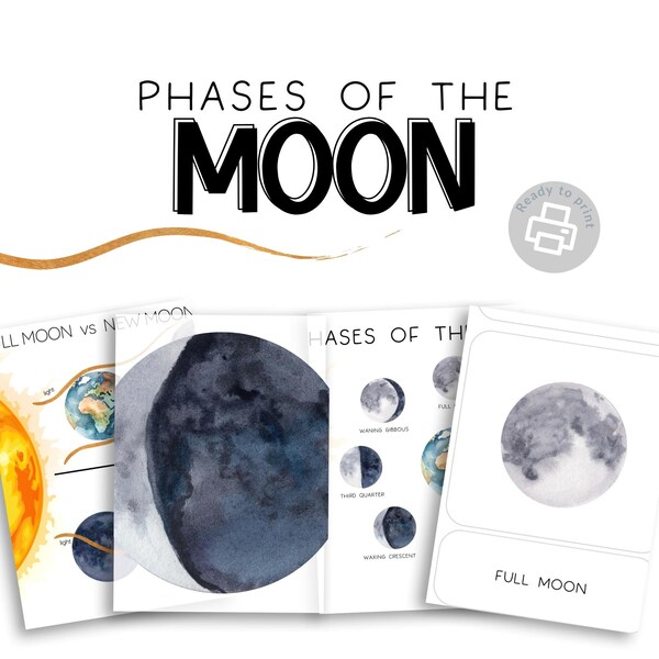 Full Moon Unit Study - Etsy