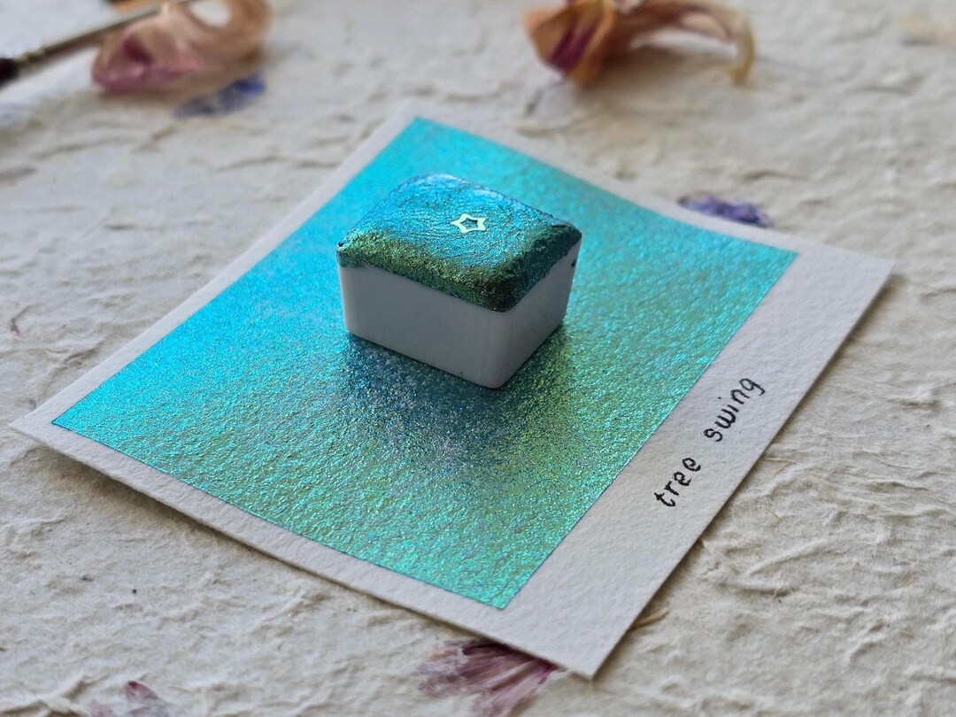 Tree Swing - Multichrome Watercolor: Colorshifting Handmade Paint - Etsy
