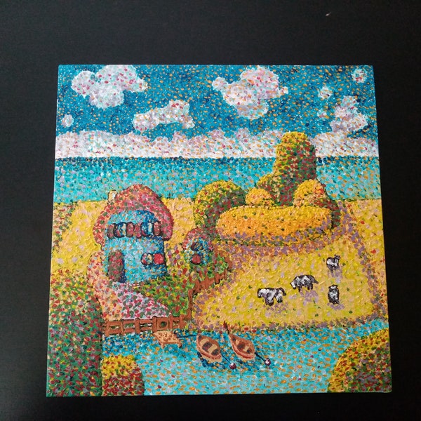 Pointillist Art - Etsy