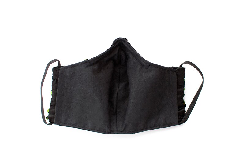 Women's Reversible Sequin Face Mask: Reusable, Insert Pocket, Nose Wire ...