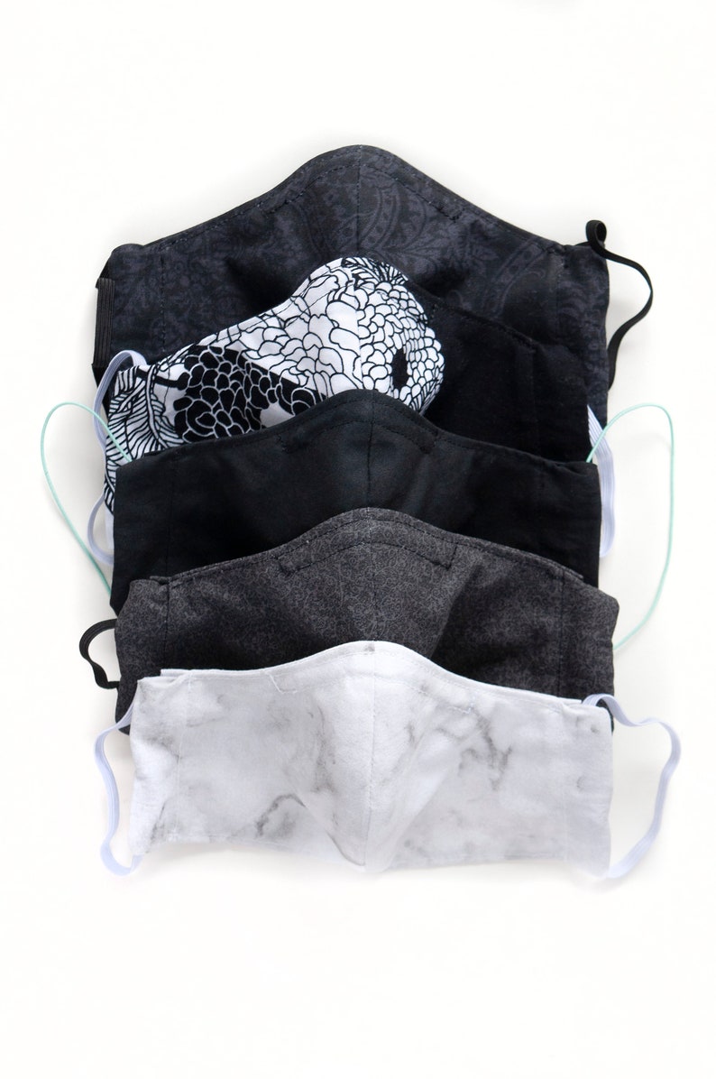 Reusable Face Mask With Insert Pocket and Nose Wire Garment Dyed ...