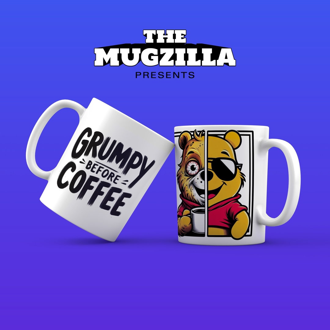 Grumpy Before Coffee Mug Cat Meme Mug Adorable Cat Mugs Ceramic Grumpy ...