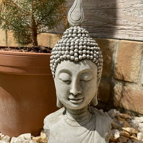 Oriental Ganesh Stone Garden Statue Reconstituted Outdoor - Etsy
