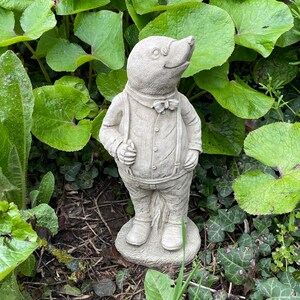 Mr Mole Stone Statue beatrix Potter Wind Willows Animal Garden Outdoor ...