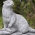 Regal Fox Stone Statue Outdoor Animal Garden Ornament Decor Wildlife ...