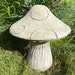 Toadstool Statue Mushroom Stone Outdoor Decoration Concrete - Etsy