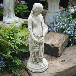Princess Stone Statue | Outdoor Lady Woman Decoration Garden Ornament ...